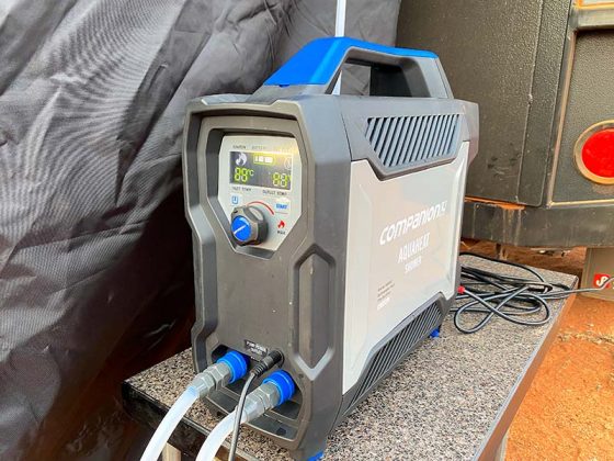 Review: Aquaheat Lithium Gas Shower - GoRV