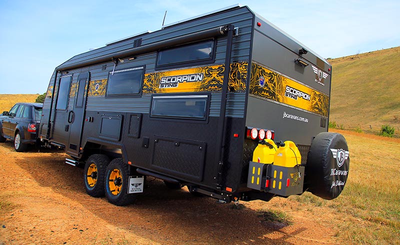 Caravan Review: JB Caravans Scorpion Sting - GoRV