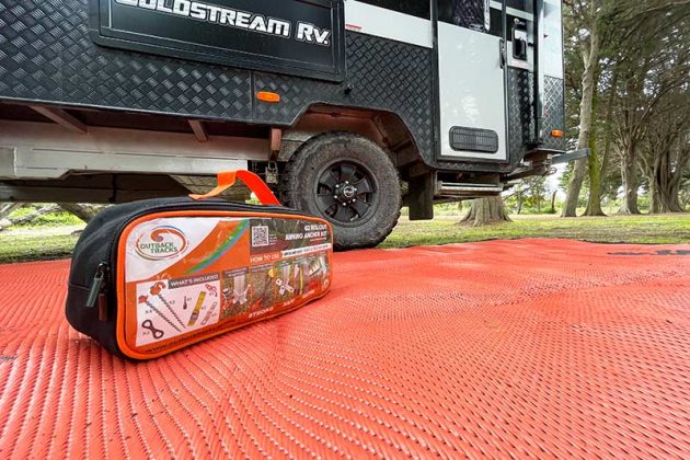 Test: Outback Tracks Roll Out Awning Anchor Kit - GoRV